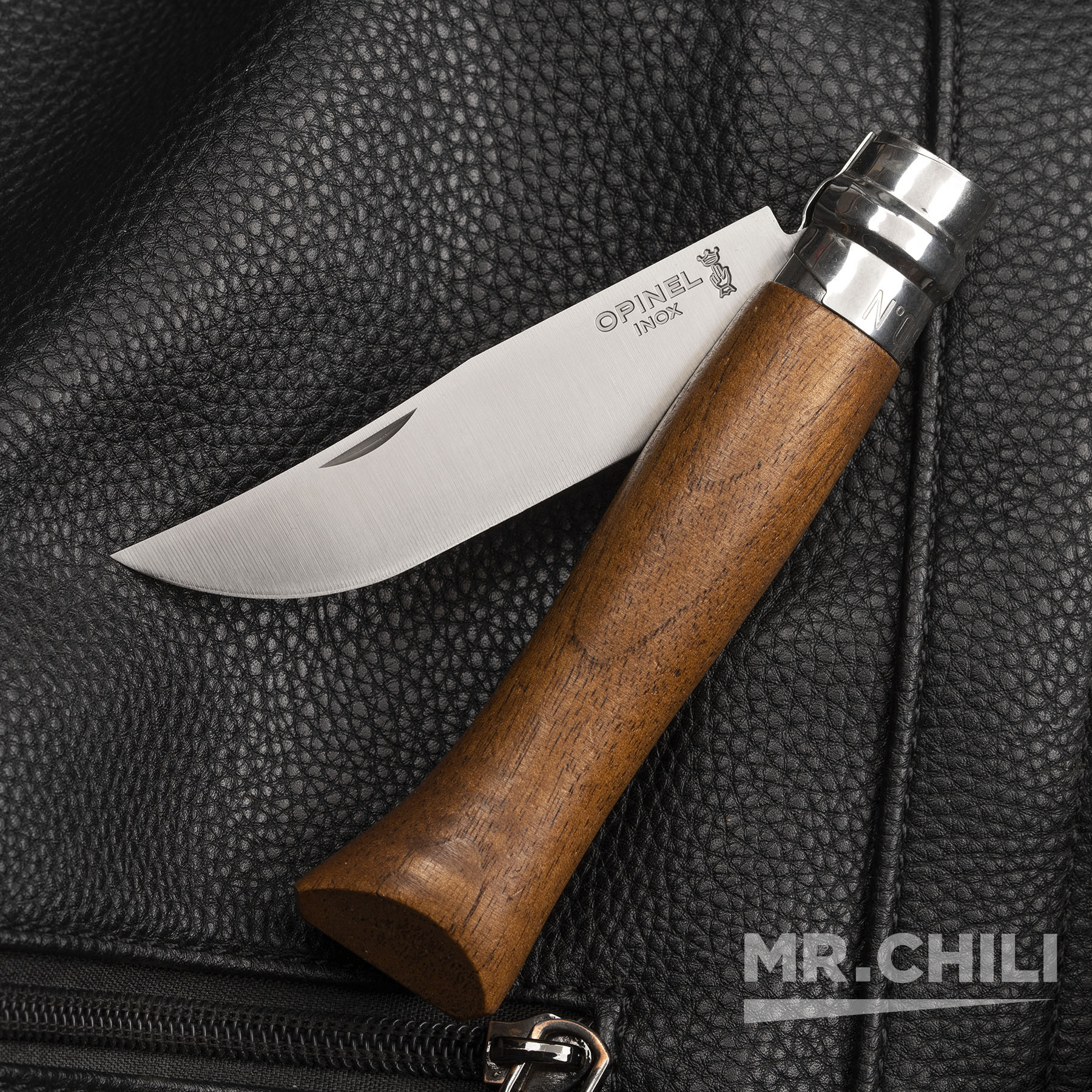 Нож Opinel №9, нержавеющая сталь, ореховая рукоять в картонной коробке, 002425 — купить по цене ...