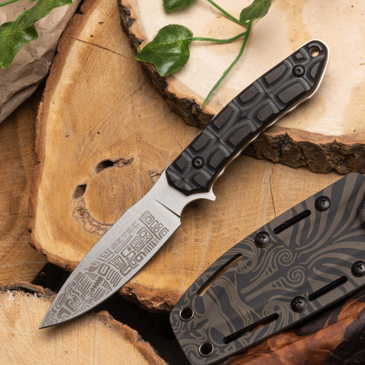 Нож "Aztec" D2 Stonewash Kydex — купить по цене от 6 825 руб. руб ...