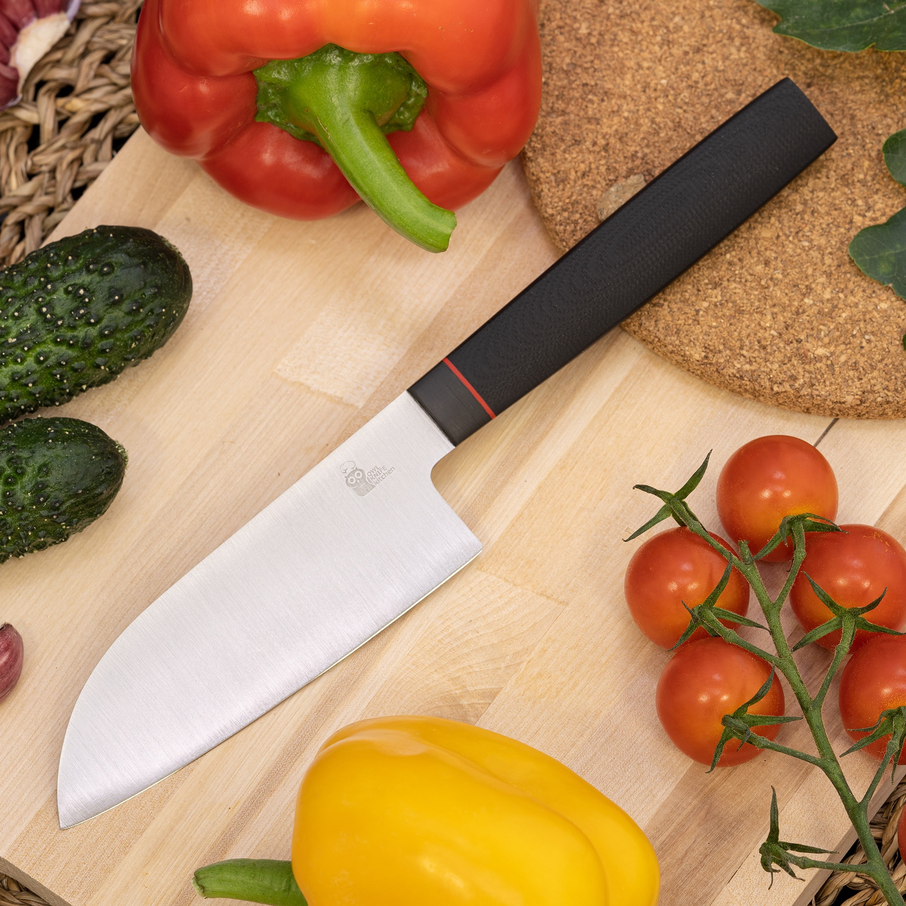 Нож SA110 (миниСантоку), N690, Black, OWL-3251111150 — купить в Москве ...